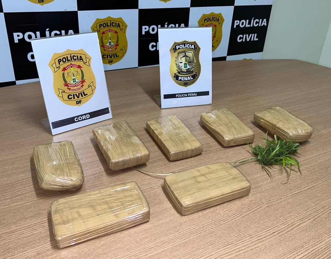 Df Policiais Penais E Civis Apreendem 7kg De Cocaína Avaliados Em R 1