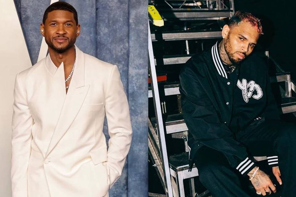 Chris Brown e Usher são vistos brigando em Las Vegas | Metrópoles