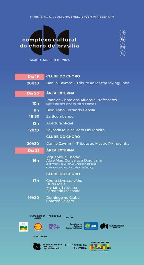 Complexo Cultural do Choro de Brasília terá show de Danilo Caymmi ...