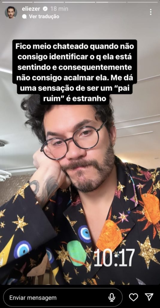 Vídeo: Eli se desespera após Lua acordar chorando muito | Metrópoles