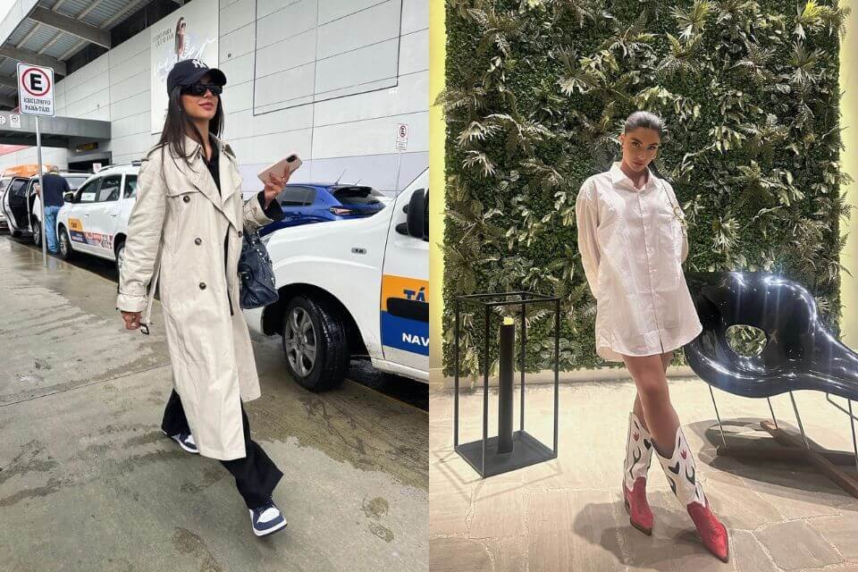 Apostando em visual elegante, Versiani usa look igual ao de Kardashian ...
