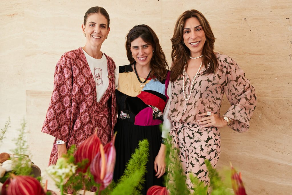 Trio de amigas recebe Stephanie Wenk em almoço da Sauer | Metrópoles