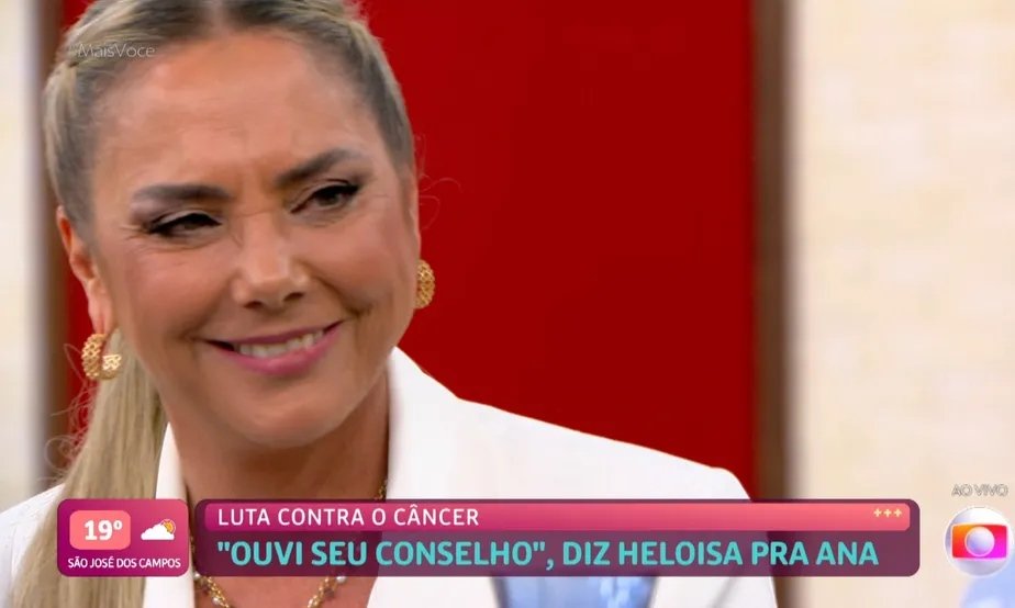 Emocionada, Heloísa Périssé agradece apoio de Ana Maria durante câncer ...
