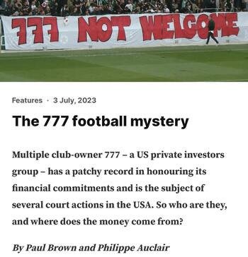 No Vasco, parece que há uma encrenca chamada 777 Partners | Metrópoles