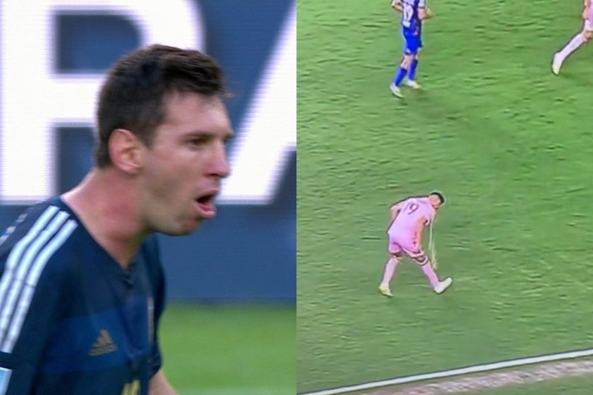 Vídeo: jogador do Inter Miami vomita em campo na estreia de Messi ...
