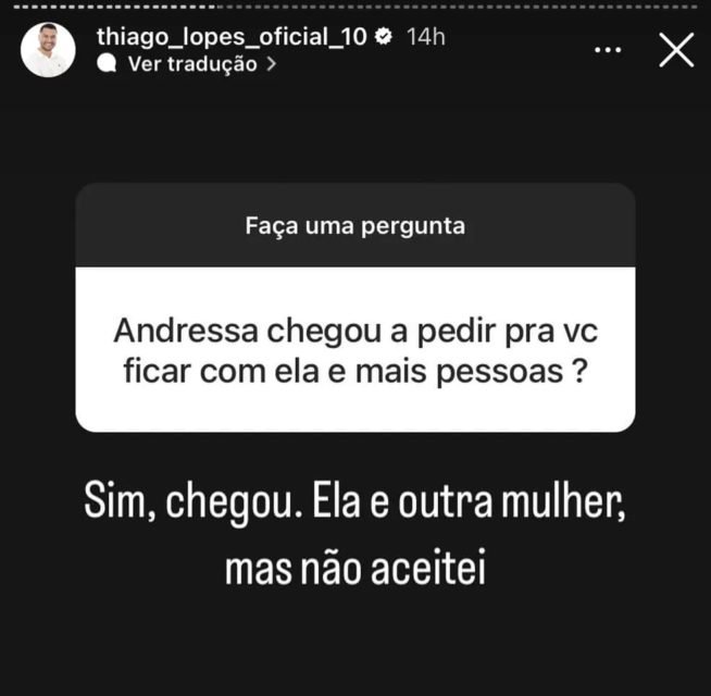 Ex de Andressa Urach afirma que influenciadora é viciada nele | Metrópoles