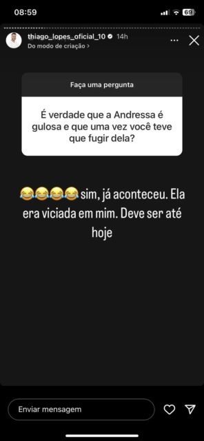 Ex de Andressa Urach afirma que influenciadora é viciada nele | Metrópoles