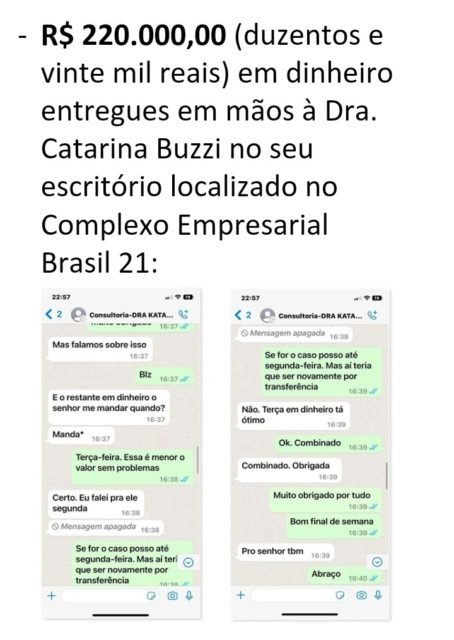 Exclusivo: construtora diz que pagou em dinheiro vivo a filha de ...