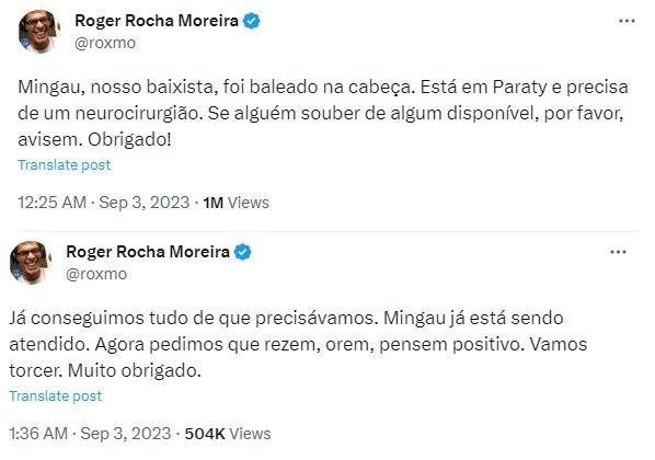 Filha de Mingau, do Ultraje a Rigor, atualiza estado de saúde do pai ...