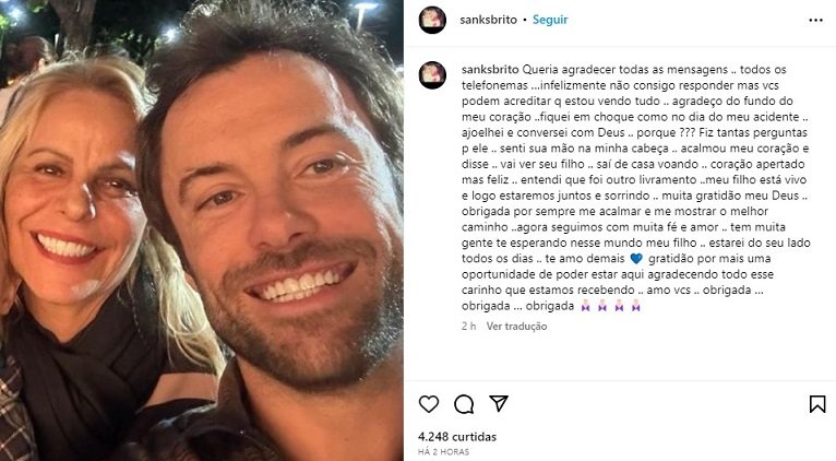 Mãe de Kayky Brito fala pela primeira vez após acidente do ator ...