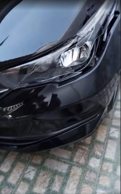 Veja fotos de como ficou o carro que atingiu o ator Kayky Brito ...