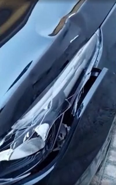 Veja fotos de como ficou o carro que atingiu o ator Kayky Brito ...