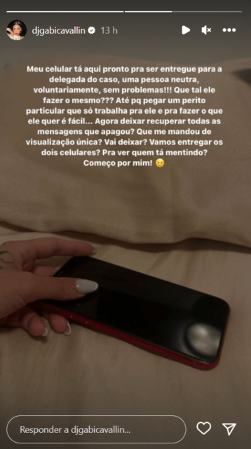 Gabi Cavallin confronta Antony e pede que celulares sejam entregues ...