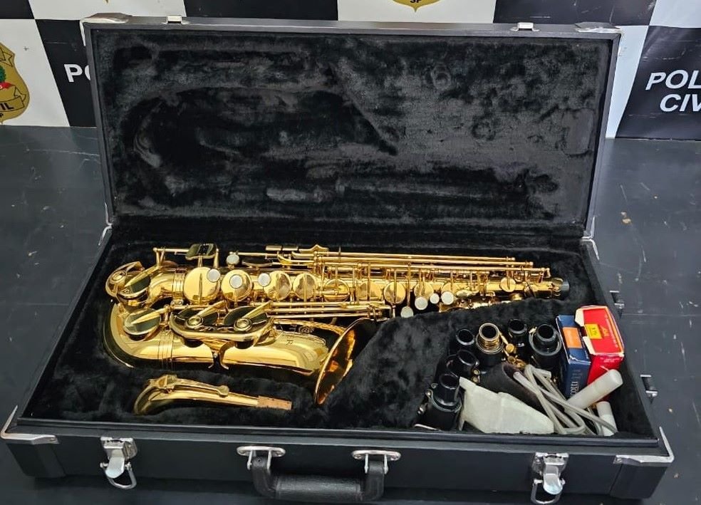 Polícia recupera saxofone de R$ 9 mil 3 anos após roubo em Americana ...