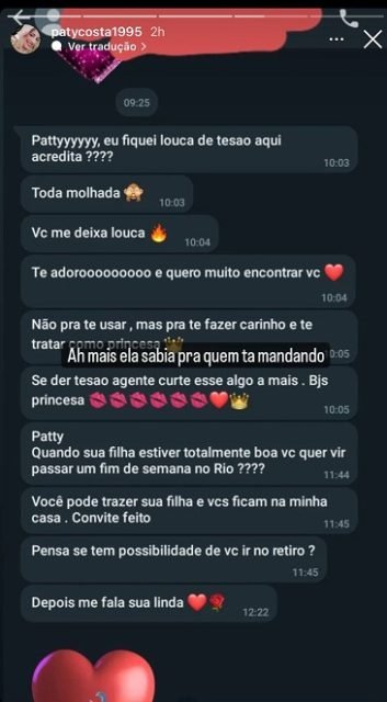 Suposta amante de Marilene Saade expõe conversa com a atriz. Leia ...