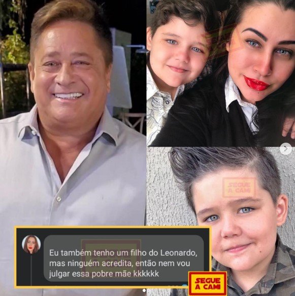 Filha de Leonardo sobre suposto irmão: “Mais novo que a vasectomia ...