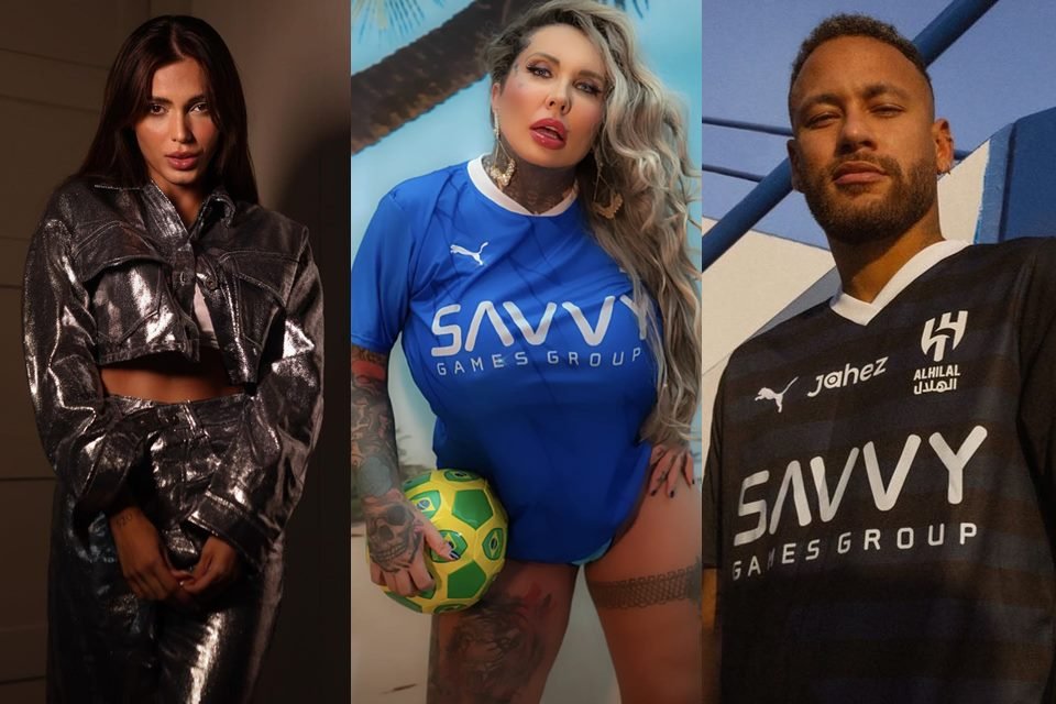 Sabrina Boing Boing imita Neymar em ensaio sensual com Fernanda Campos | Metrópoles