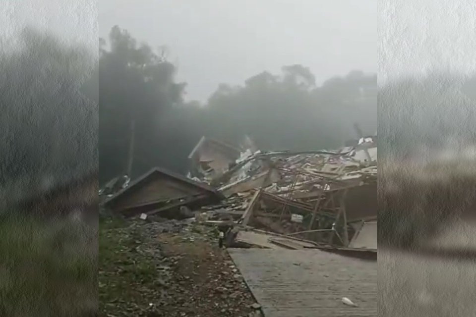 Rachaduras gigantes: Gramado tem 546 pessoas tiradas de áreas de risco ...