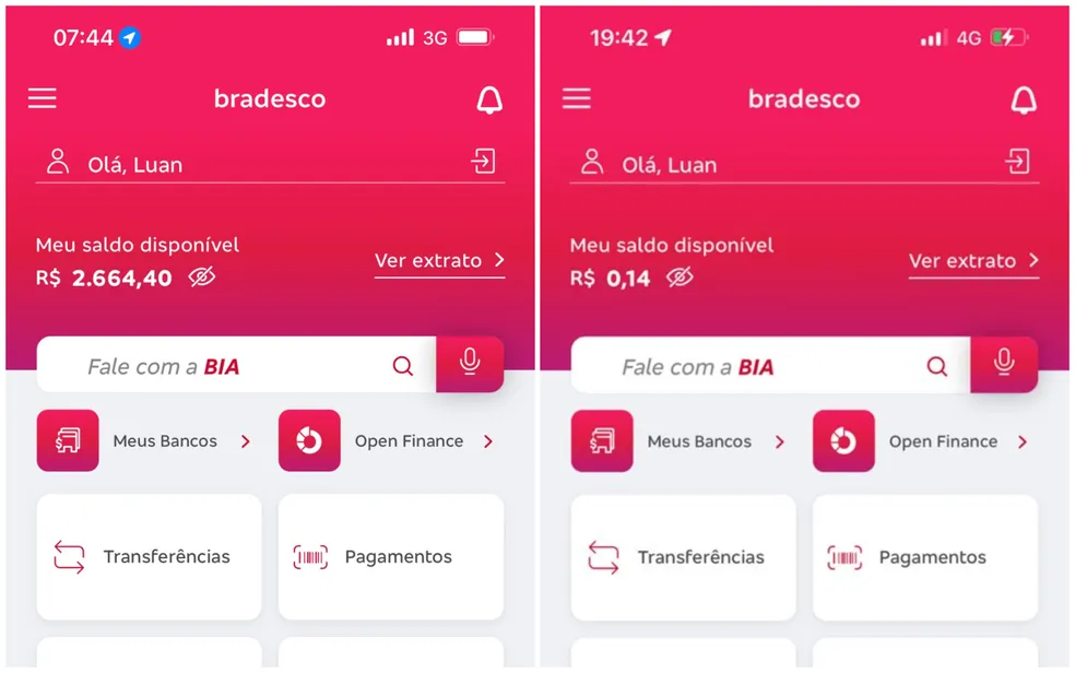 Vídeo: após erro de banco, homem mostra R$ 0,14 na conta e recebe Pix ...