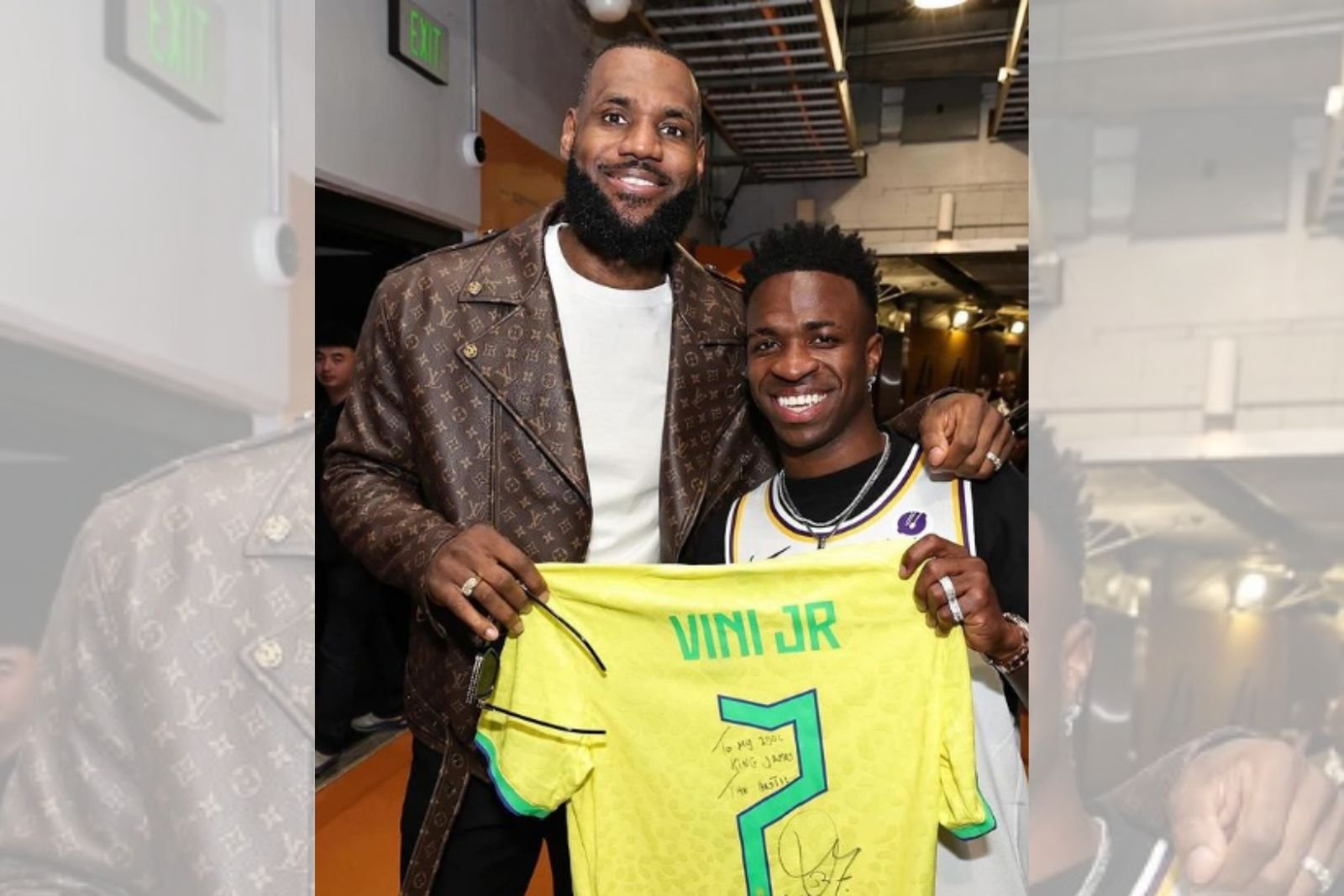 Vídeo: Vinícius Jr. e LeBron James trocam camisas em noite de Natal ...