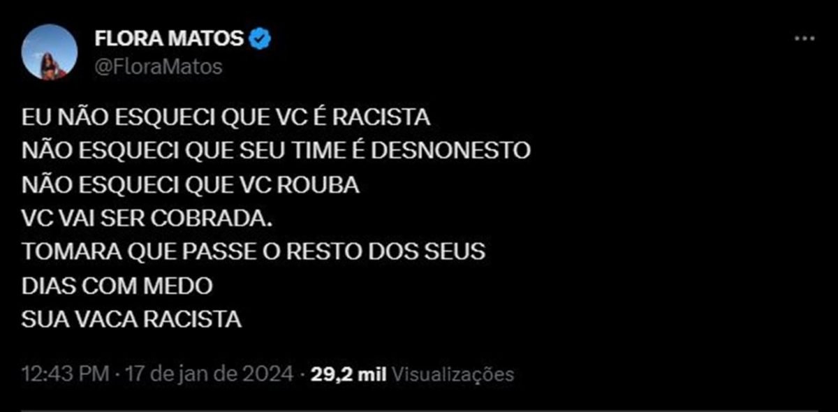 Flora Matos culpa Luísa Sonza por fotos excluídas e dispara ofensas ...