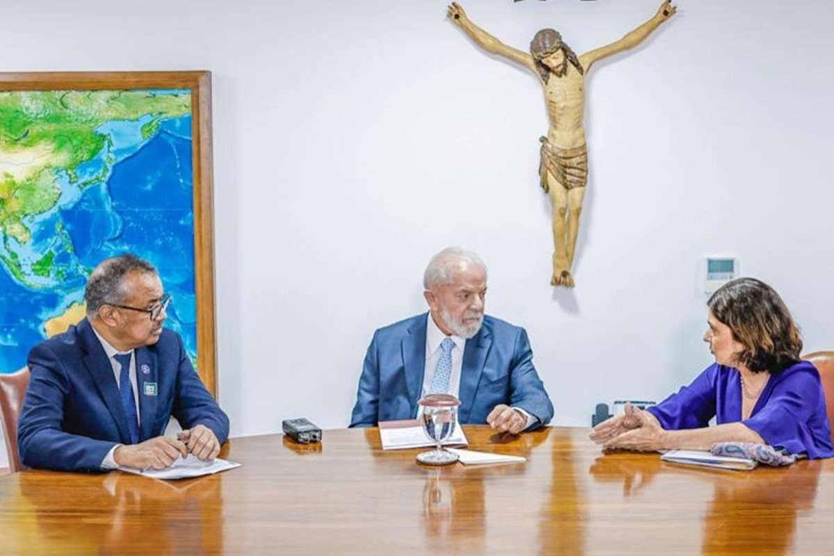 Tedros Adhanom, diretor da OMS, se reúne com Nísia e Lula em Brasília ... Tedros Adhanom, diretor da OMS, se reúne com Nísia e Lula em Brasília ...