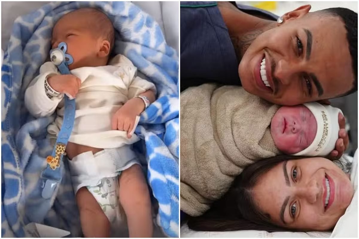 Filho de influencer nasce com 6 dedos nas mãos e passa por cirurgia | Metrópoles